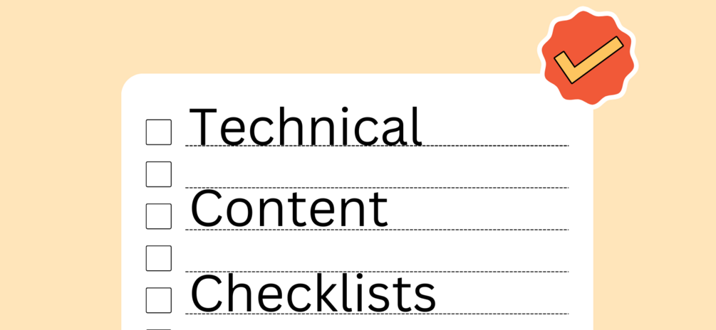 EveryDeveloper's Technical Content Checklists