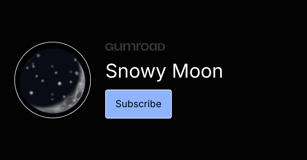 Snowy Moon