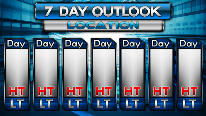 5 & 7 Day Forecast Template 1