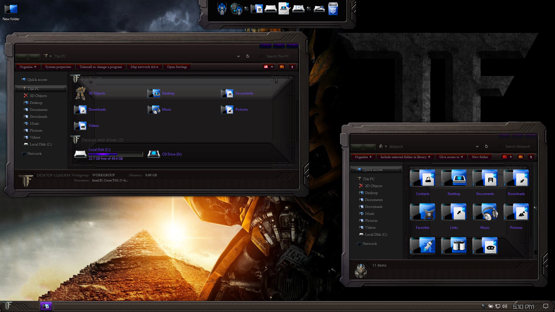 Transformers Premium Skin Pack - skinpacks.com