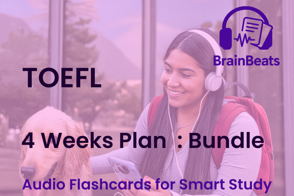TOEFL 4-Week Audio Flashcard Program