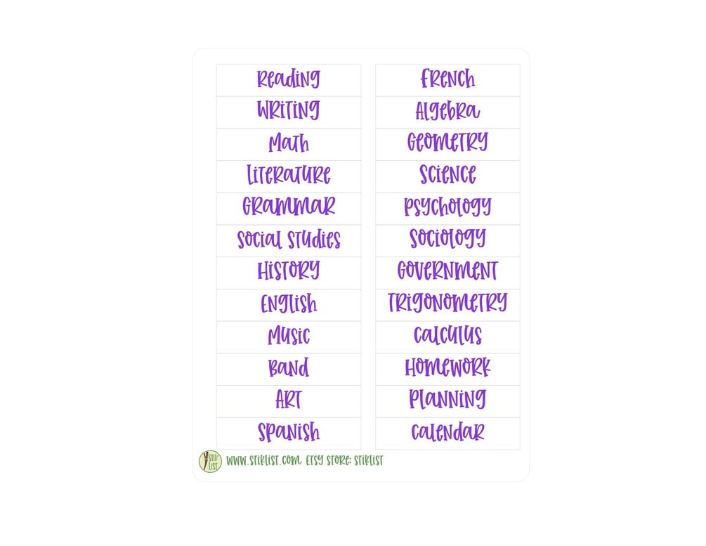 Class Labels for Organization -- Silhouette File