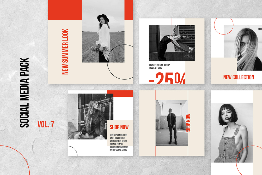 Social Media Pack - Vol.7