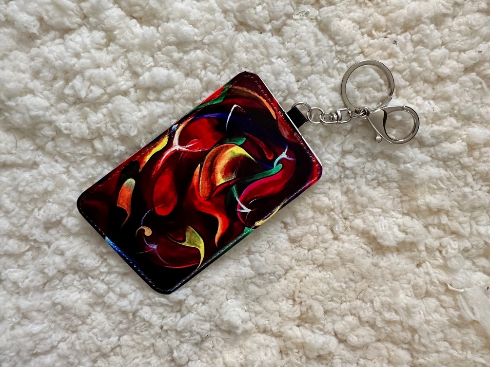 Artist Fred Mathews custom Credit card & ID holder- "Mood"