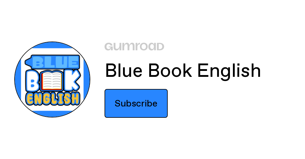 Blue Book English