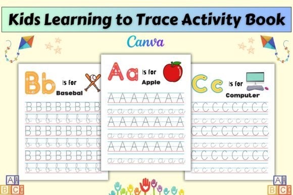 Kids Learning to Trace Activity Book