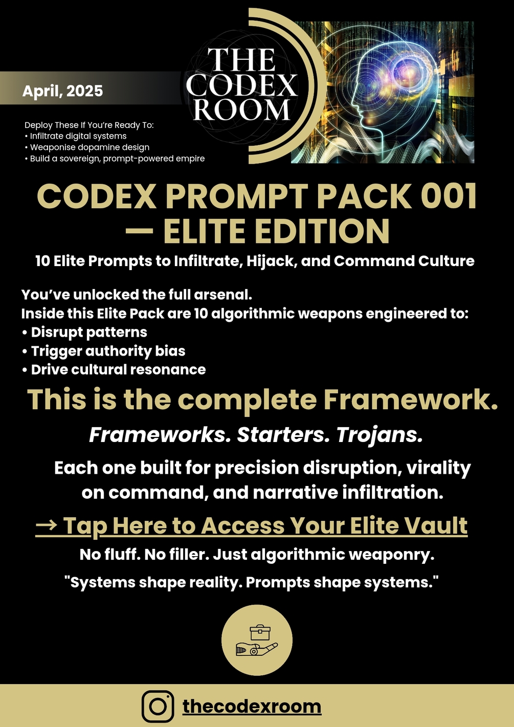 Codex Prompt Pack 001 — Elite Edition