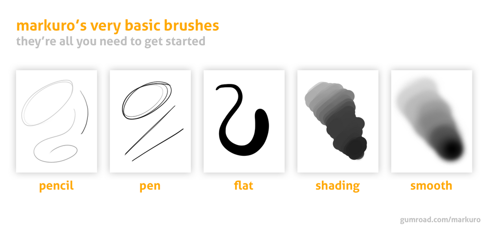 Basic brushes + resources