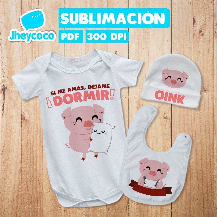 Diseño Bebé Chanchito