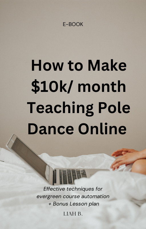 How to make $10k per month teaching pole dance online