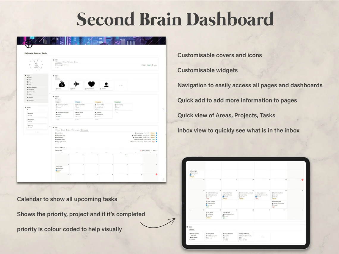 Second Brain Pro Organizer