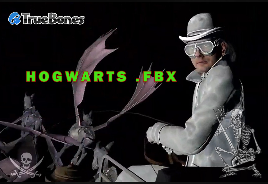 NEW FREE Truebones "Hogwarts Humanoid" in .FBX format. - Truebones ...