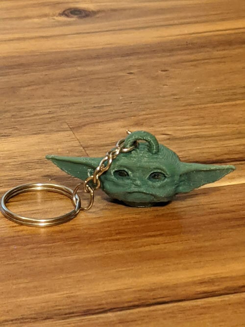 Baby Yoda Keychain