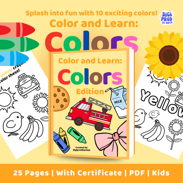 Color and Learn: Early Learning Bundle