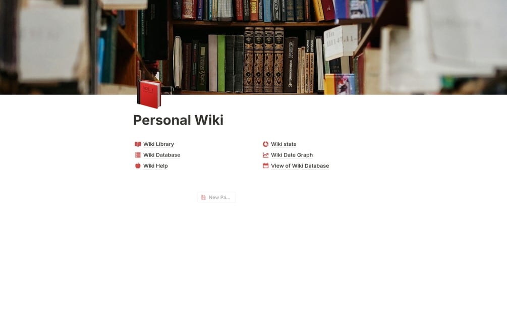 Notion Personal Wiki
