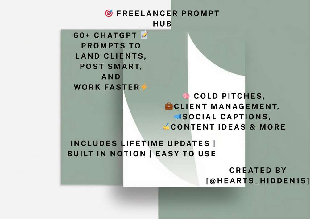 Freelancer Prompt Hub (Notion Template)