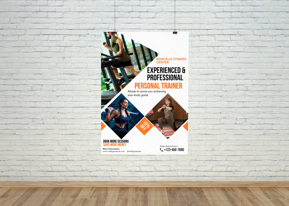 Coaching Flyer Template. Fitness. Health & Wellness. A4 page ...