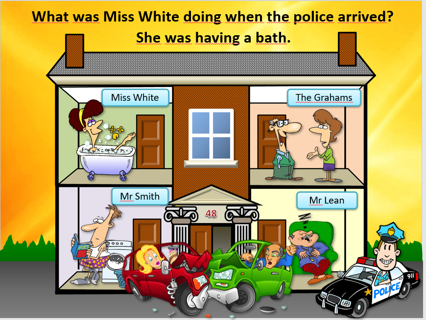 48 Sunset street – Past continuous – PPT game