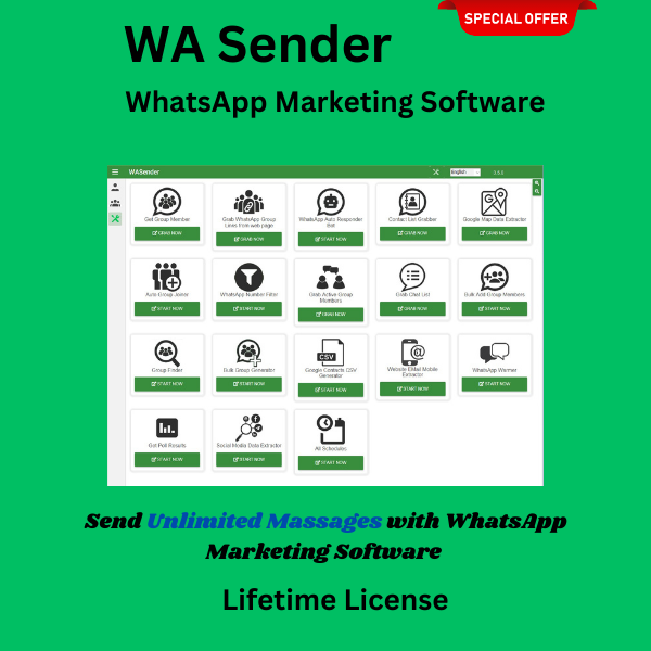 WA Sender – WhatsApp Marketing Software with 11+ features | Lifetime ...