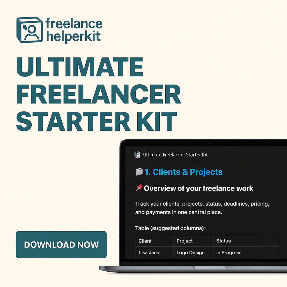 Ultimate Freelancer Starter Kit — Notion Template