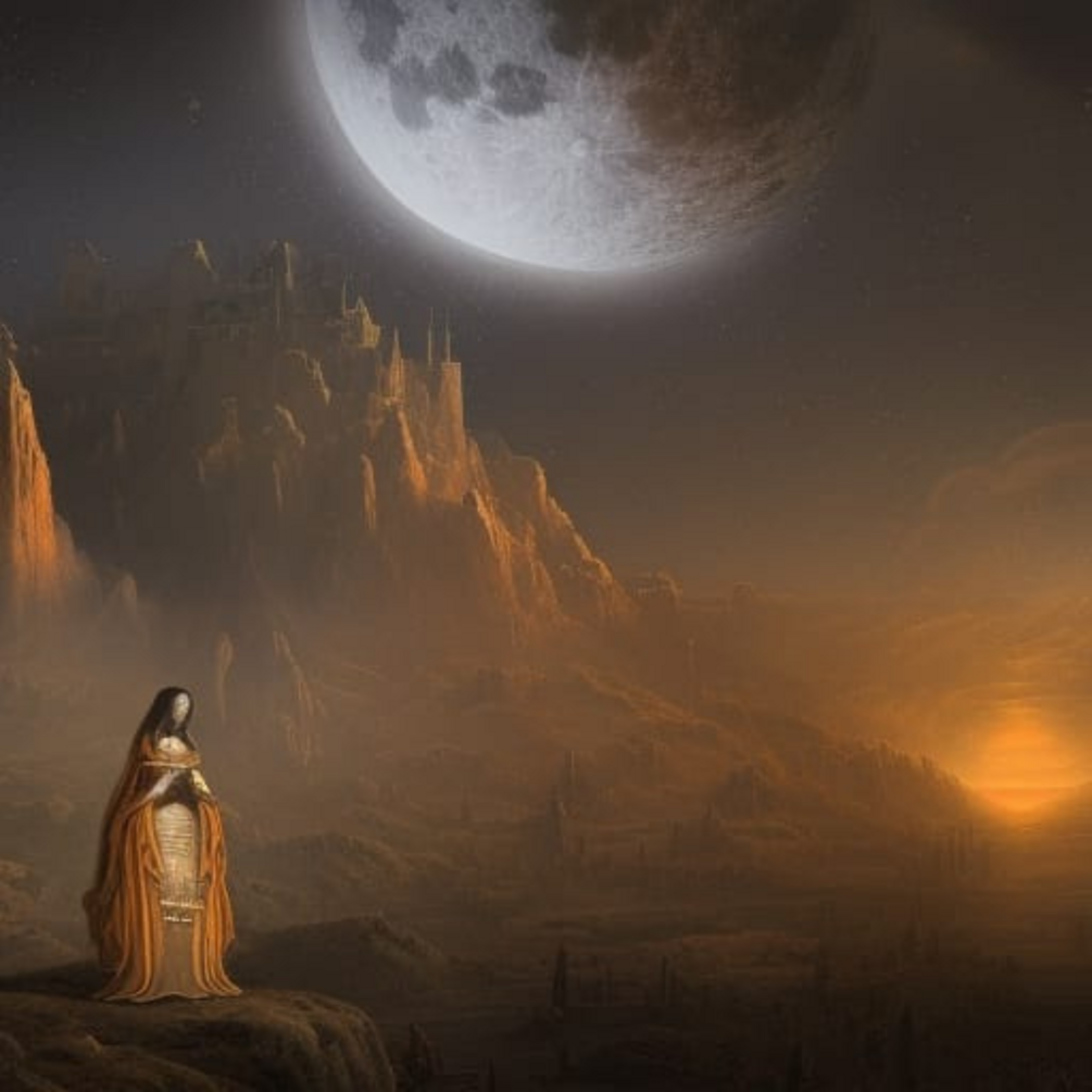 Mona Lisa on the Moon Ver. 4 Physical Product