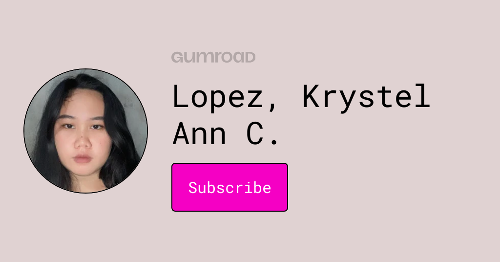Lopez, Krystel Ann C.