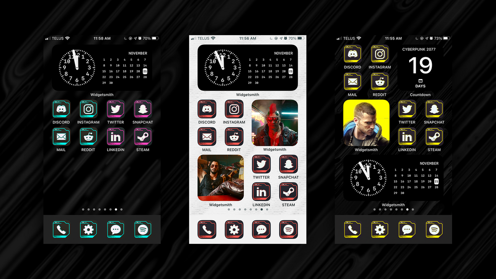 Cyberpunk Icon Set (iPhone iOS 14)