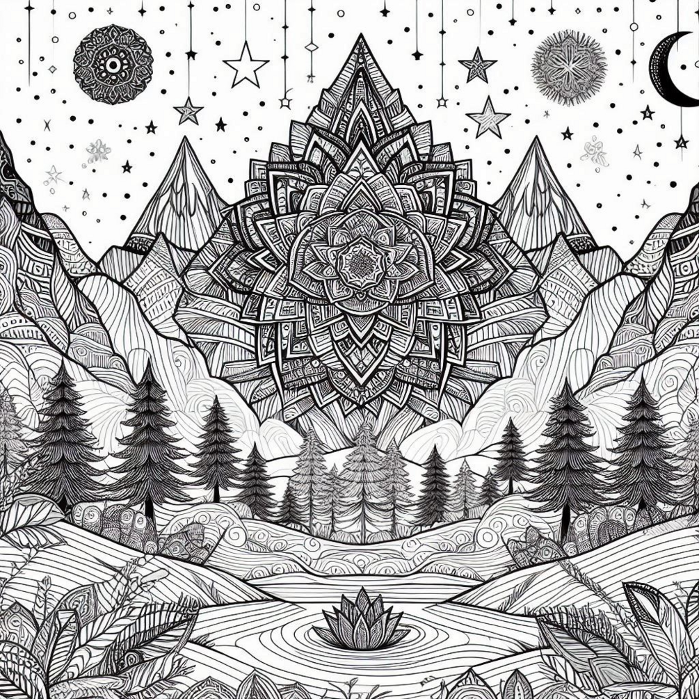 Coloring Book Various Anti-Stress Mandalas: Designed for all people ...