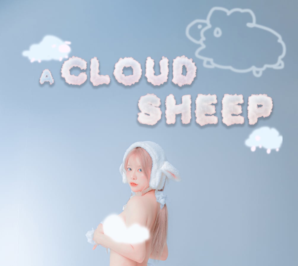 A cloud sheep