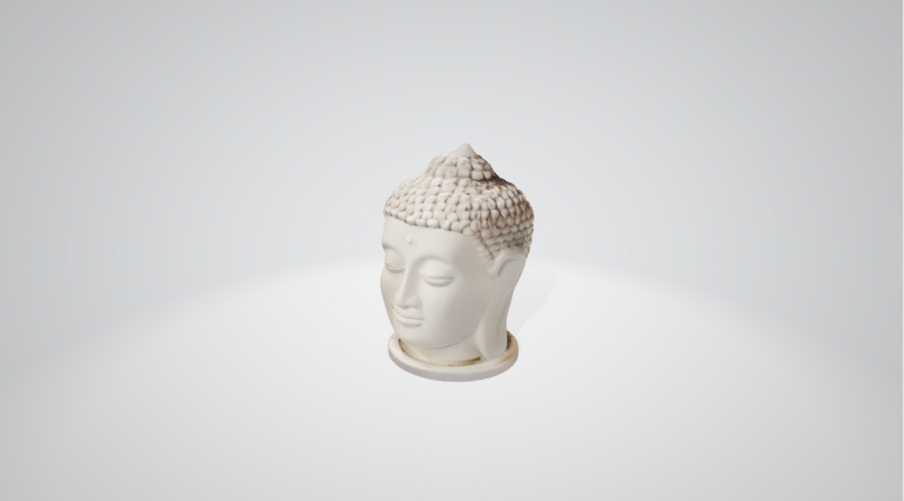 Embrace Serenity: 3D Buddha Head Model