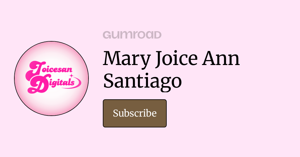 Mary Joice Ann Santiago