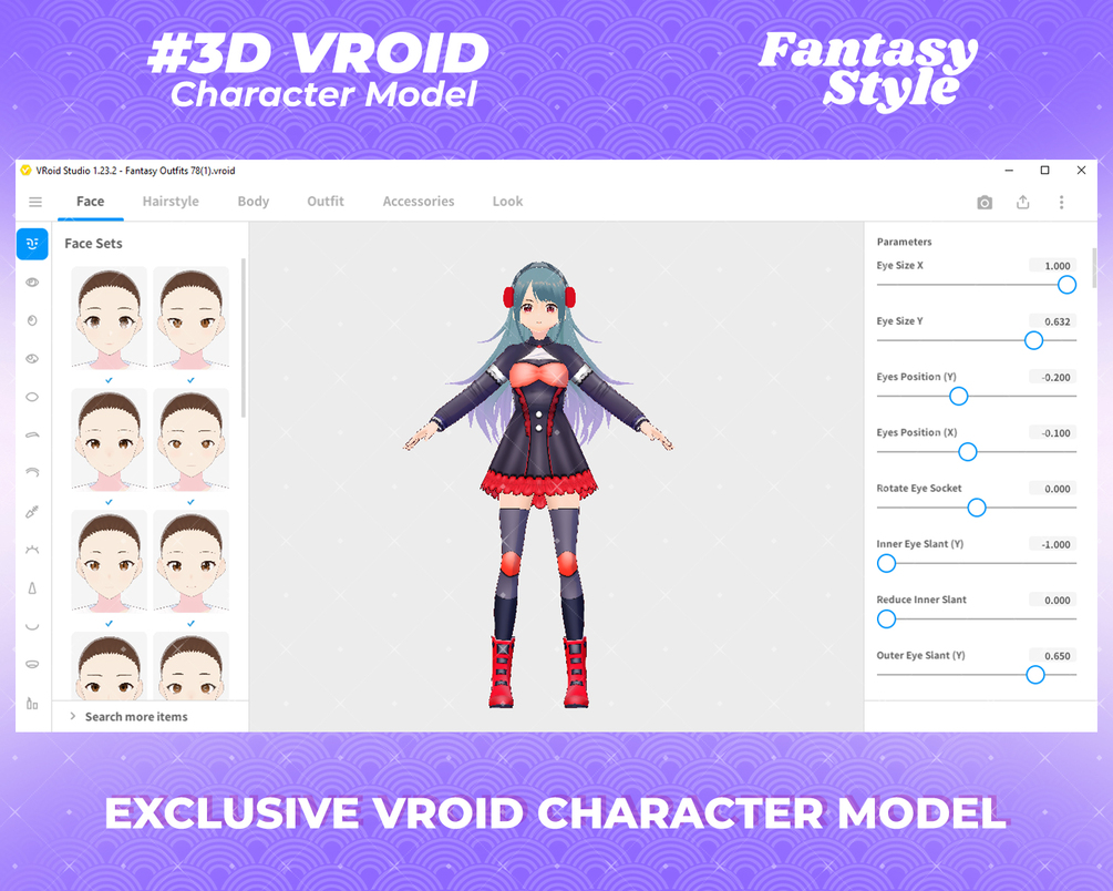 Epic Gaming Hero: Dynamic Vroid 3D Avatar - Fantasy Outfits Vroid 3D ...