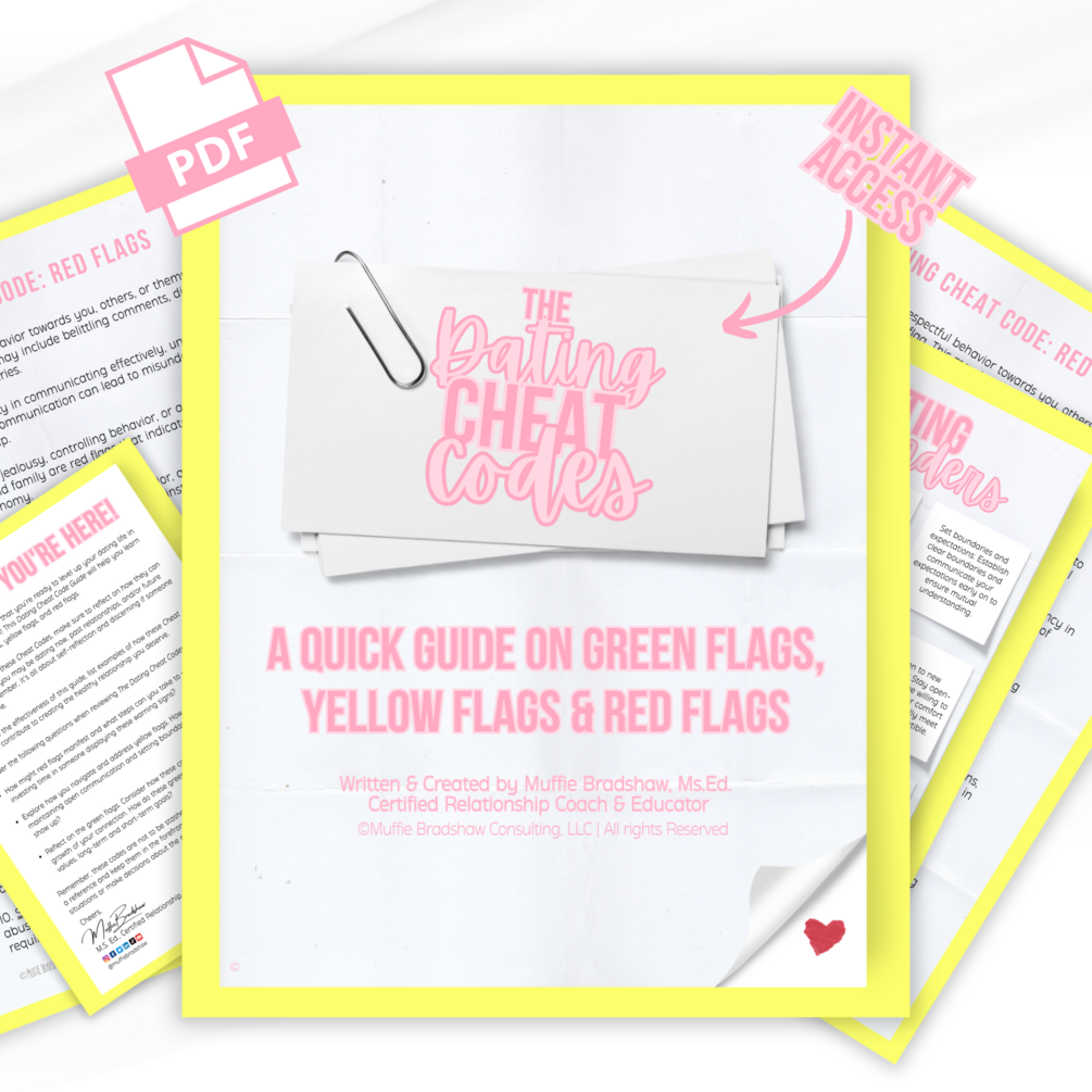 Free Guide: The Dating Cheat Codes: Red, Yellow & Green Flags