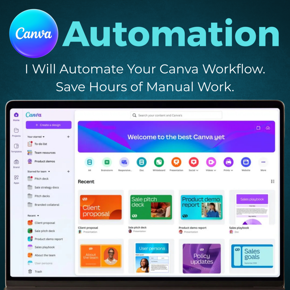 I Will Automate Your Canva Workflow – Save Hours of Manual Work – Canva ...