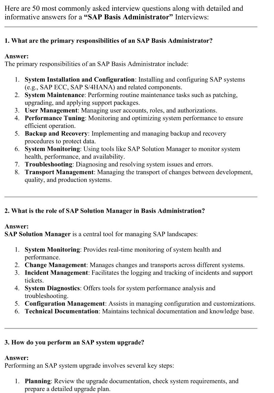 8 PDFs containing ALL Types of Most Asked Interview Q&A (Scenario-Based, Technical-Based ...