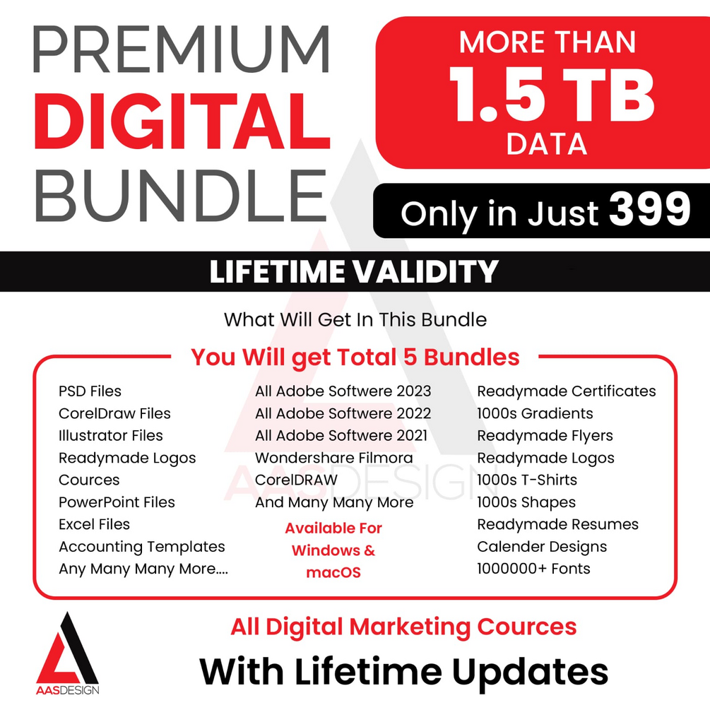 Premium Digital Bundle ( Mega Bundle) - AAS Digital