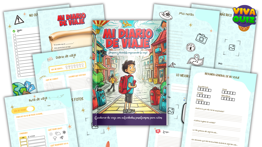 Mi Diario de Viaje (PDF Imprimible)