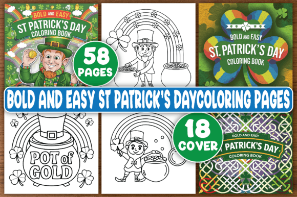 Bold St Patrick's Day Coloring Pages