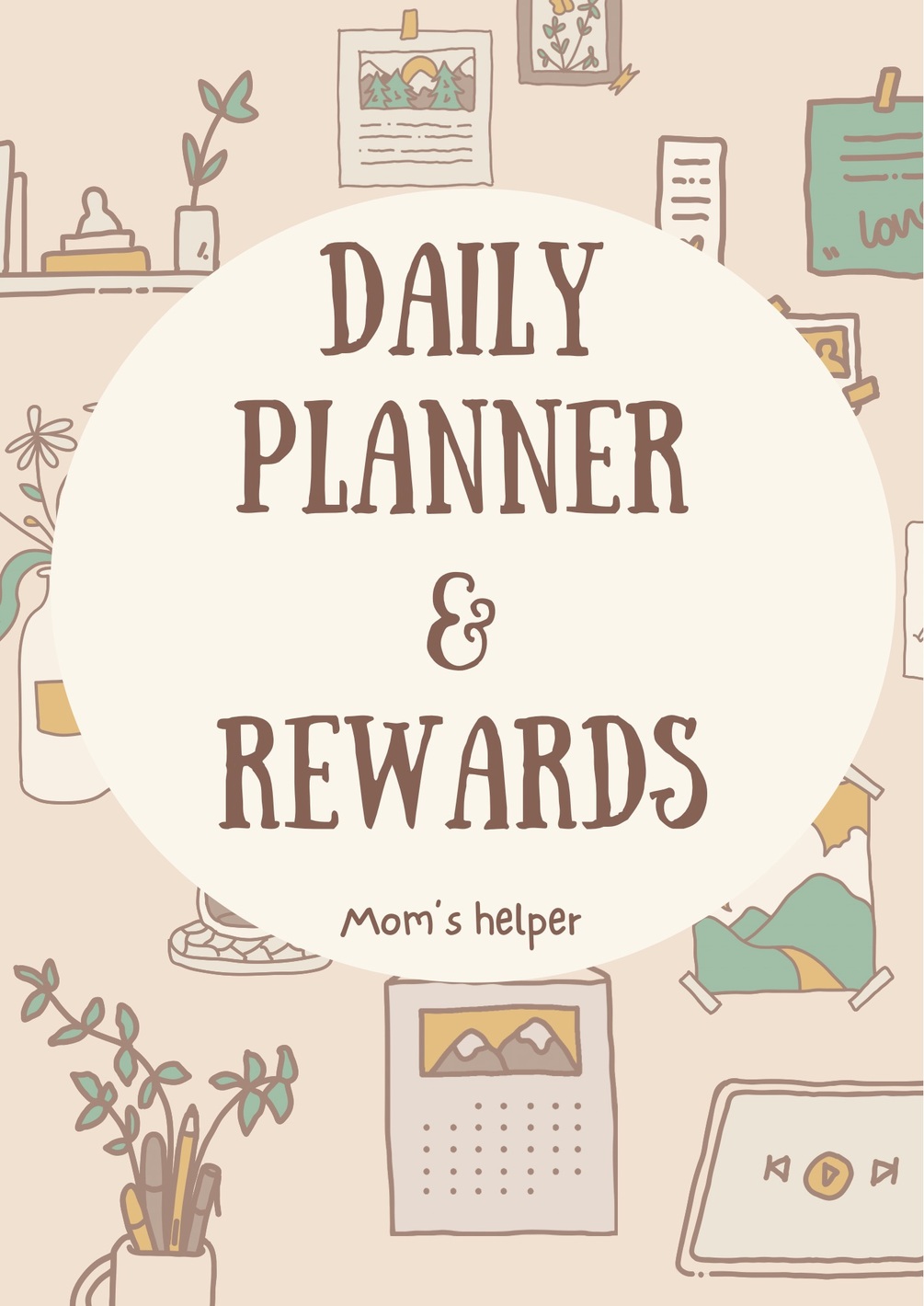 Toddler Daily Routine & Reward Chart Bundle (Printable PDF) – 6 Calm ...