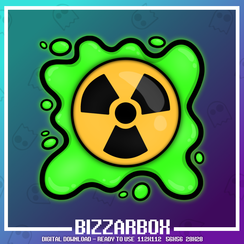 Streamer Emote: Toxic Sign Splat