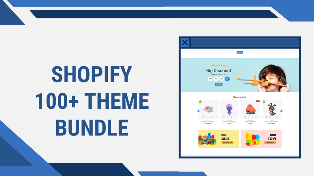 100+ Shopify Theme Bundle