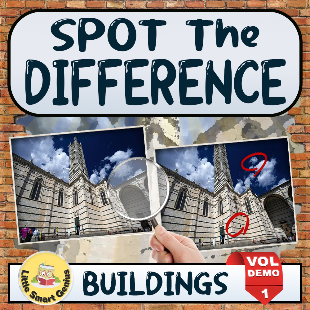 Spot the Difference | Picture Puzzle Visual Perception Activity ...