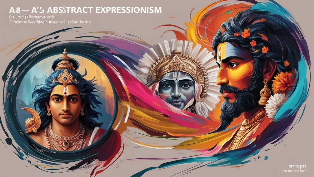 🎨 Divine Expressions: Abstract Images of Gods 🙏🏛️
