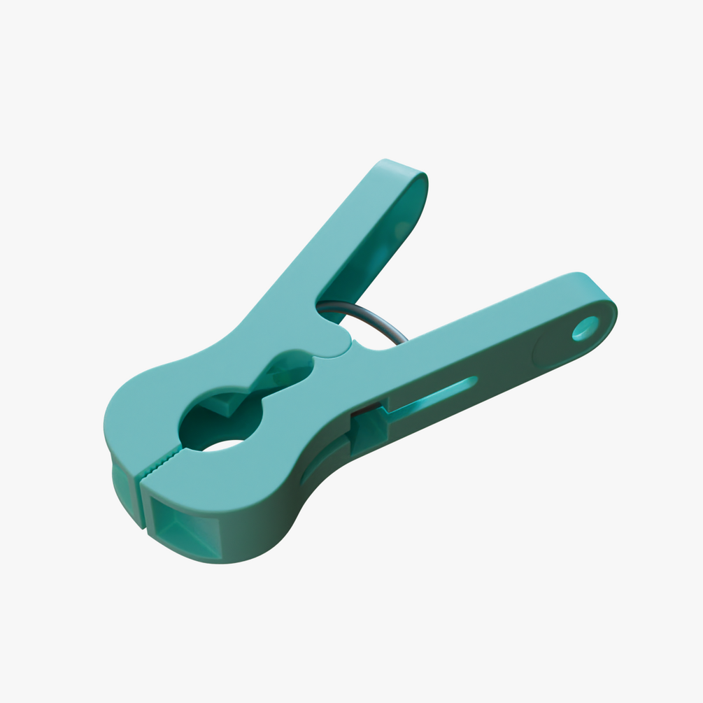 Plastic Clothespin 3d model