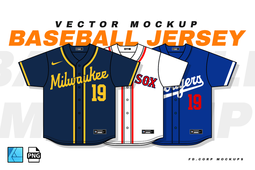 Baseball Jersey Mockup for Affinity designer