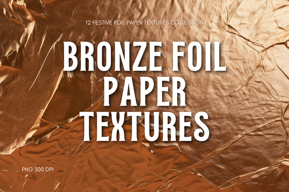 Bronze Foil Paper Textures
