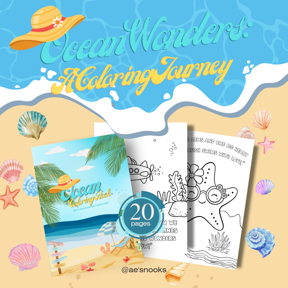 Coloring Book| Ocean Wonders: A Coloring Journey