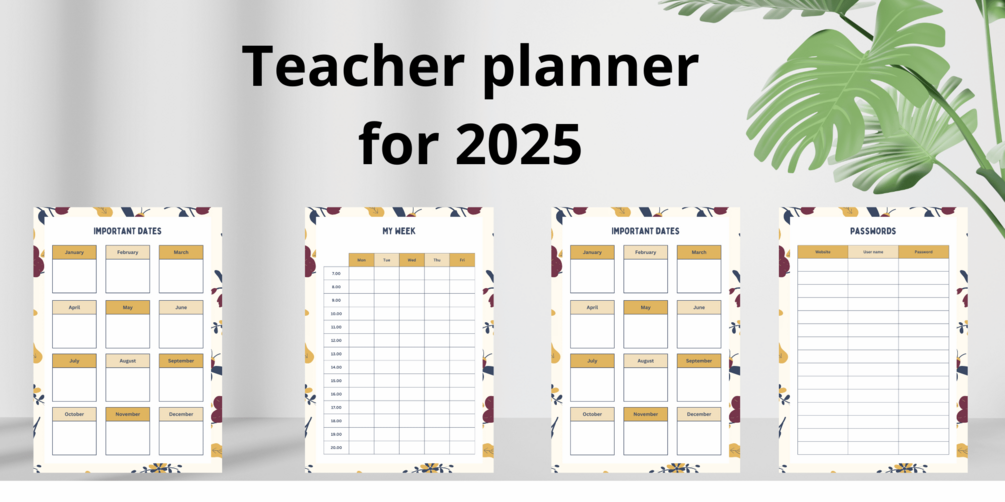 Best Teacher Planners for 2025: Organize Your Lessons