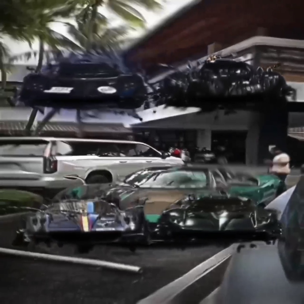 Template for edit with a car in Alight Motion from the Tik Tok trend
