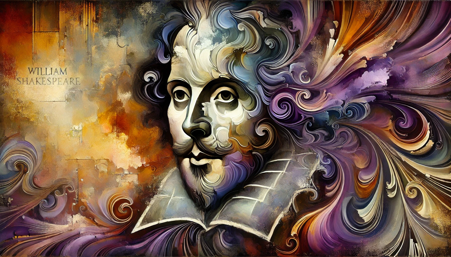 "Shakespeare Reimagined: An Abstract Expressionist Vision" # ...